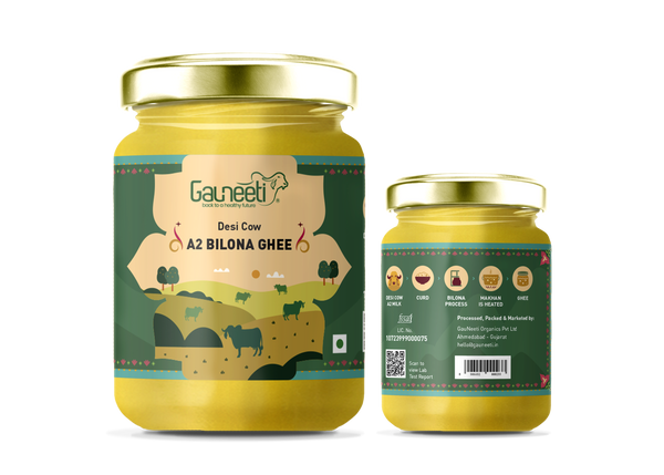 Buy Pure & Organic A2 Ghee – GauNeeti Organics